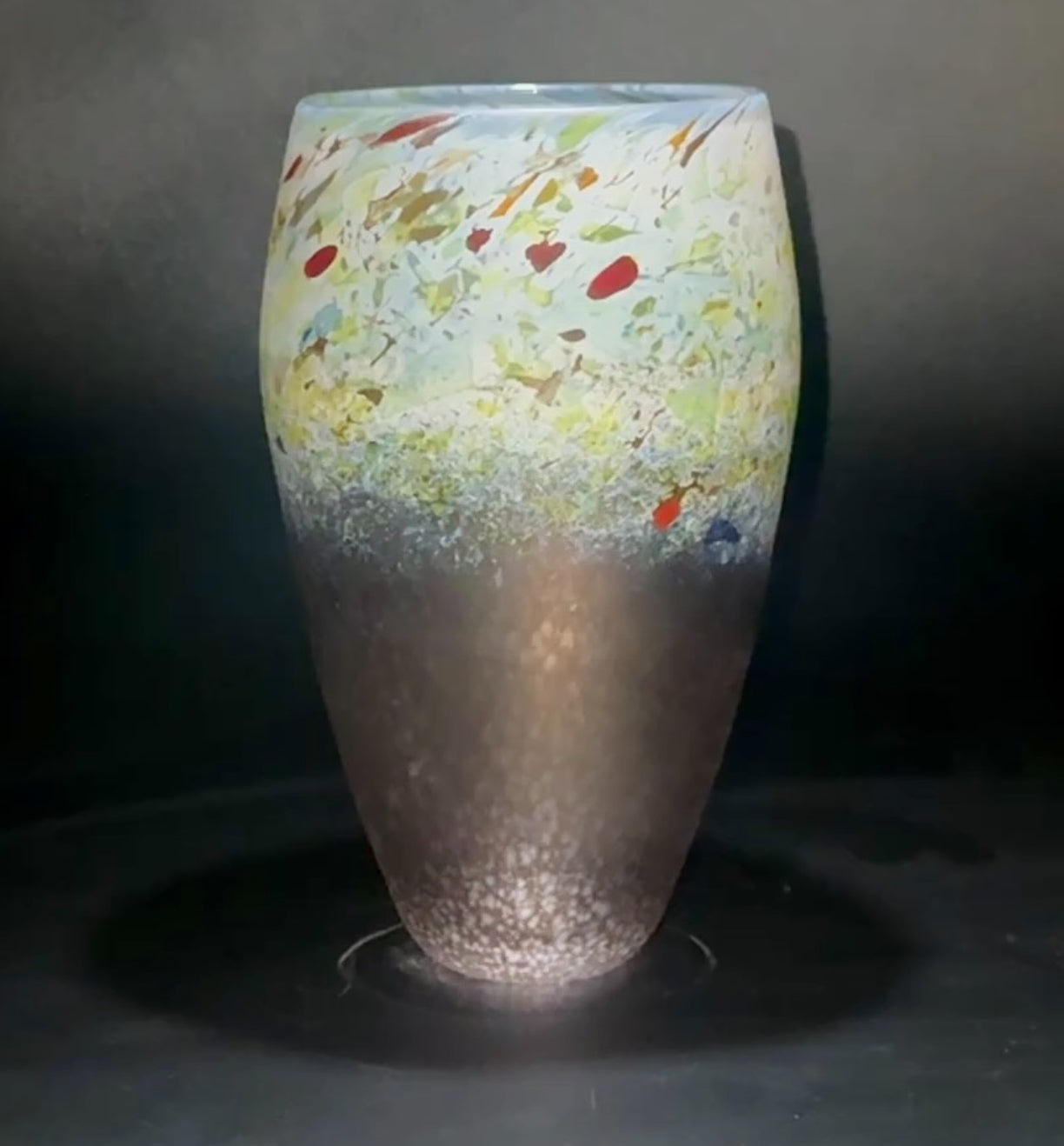 Winter Hedgerow Open Vase | SHAKSPEARE GLASS
