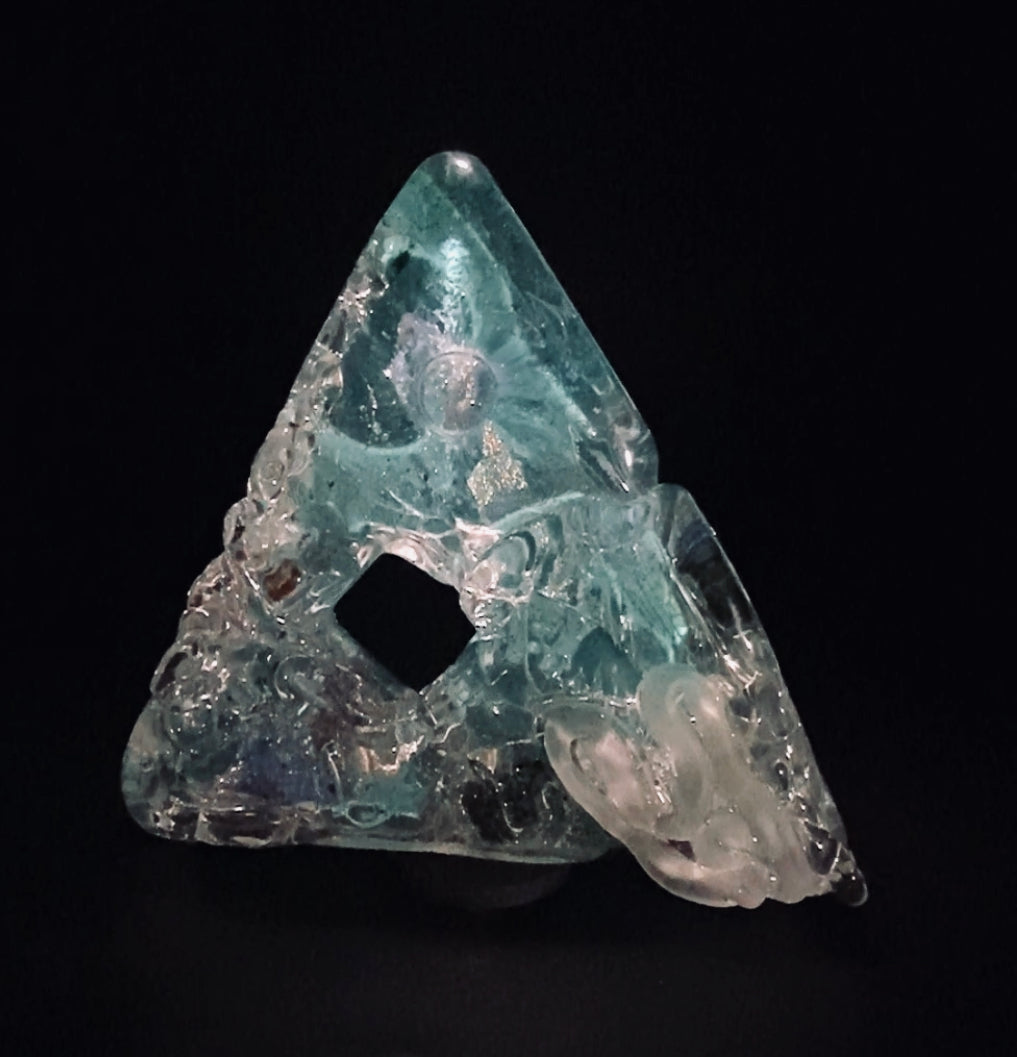 Triangle Aqua Tableaux| SHAKSPEARE GLASS