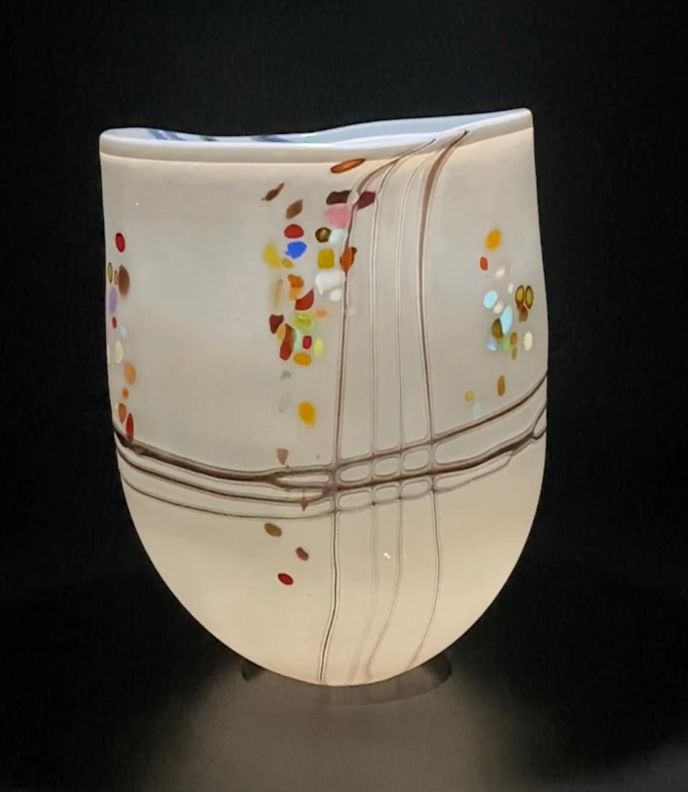 Pebble Small Open Vase | SHAKSPEARE GLASS